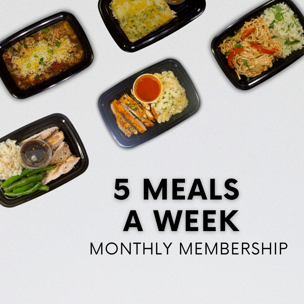 5 Meals a Week ( Monthly) – Xcellent Nutrition